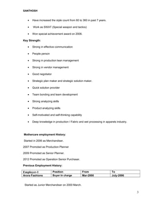 C.G.Santhosh-Resume | DOC