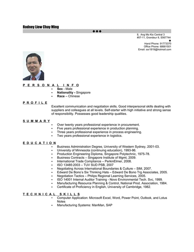 Resume Rodney | PDF