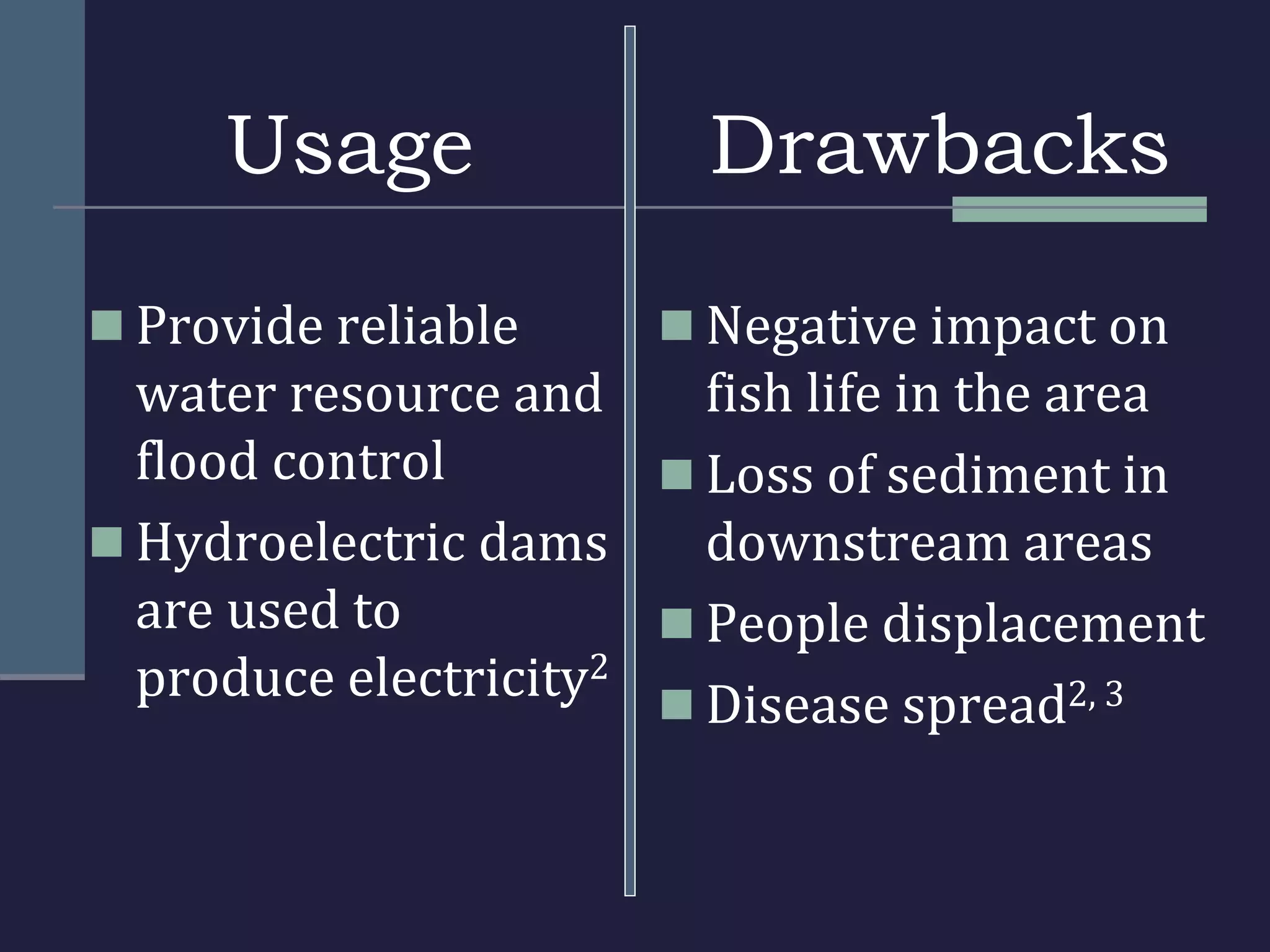 The 5 largest dams and their ecological impact | PPTX
