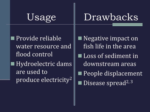 The 5 largest dams and their ecological impact | PPTX