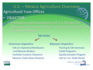5 Dan Berman USDA Perspectiva Agricola entre Estados Unidos y México ...