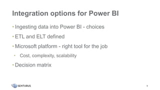 5 Data Integration Options for Microsoft Power BI | PPTX
