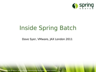 Spring Day | Behind the Scenes at Spring Batch | Dave Syer | PPT
