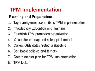 5 days TPM Workshop/Implementation Strategies at F&N | PPT