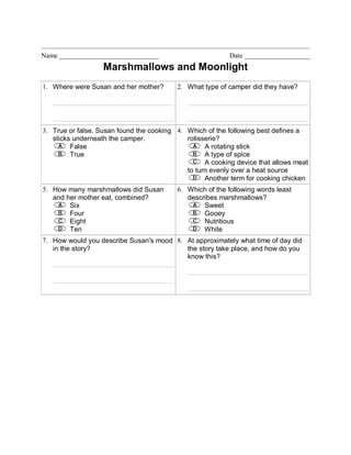 5 days of reading comprehension | PDF