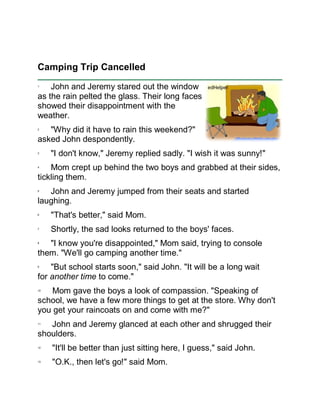 5 days of reading comprehension | PDF