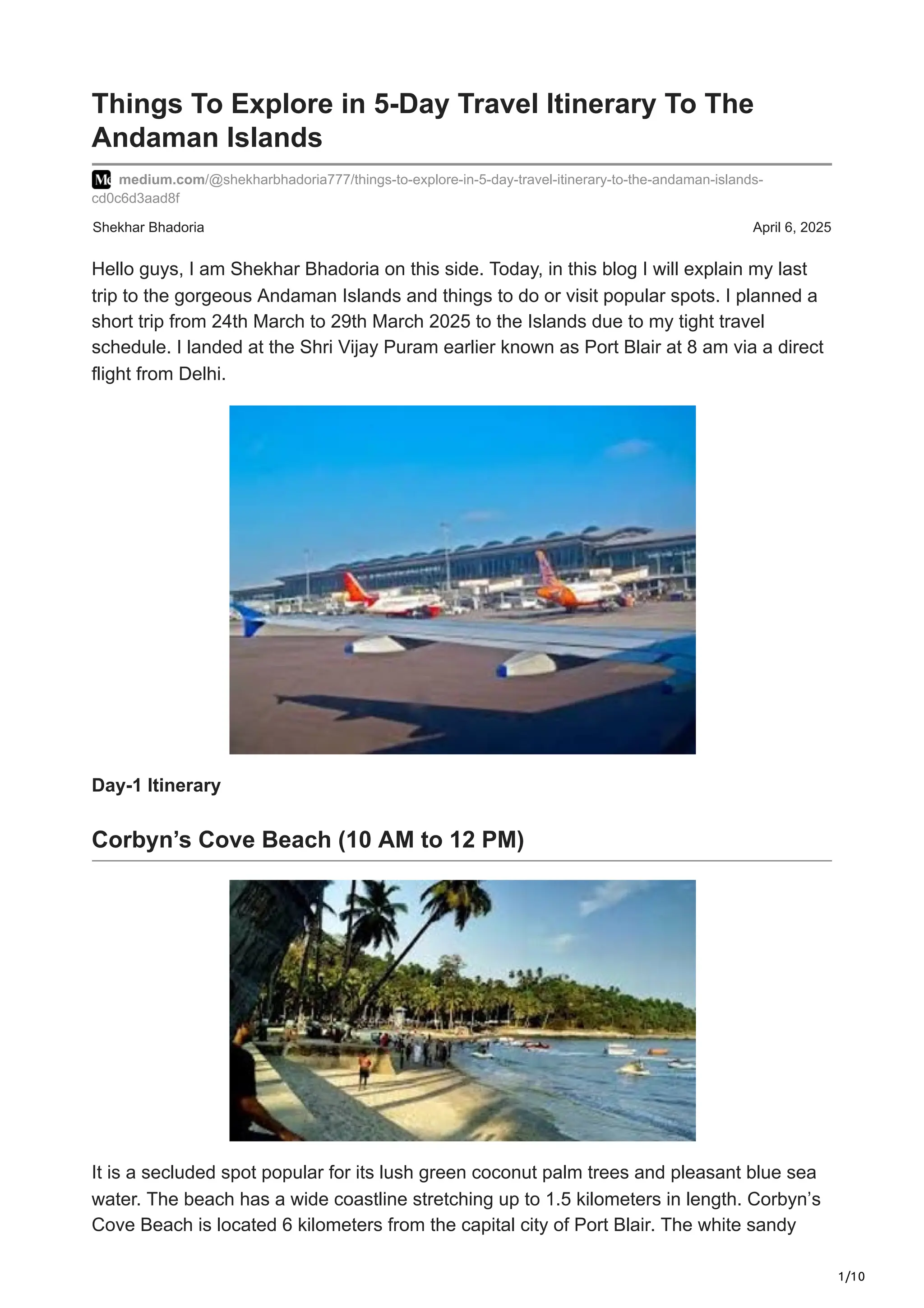 Dive, Discover, Dream: A Perfect 5 Days Travel Itinerary for the ...