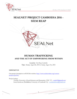 [SEALNet PC16-SR] Project Proposal | PDF