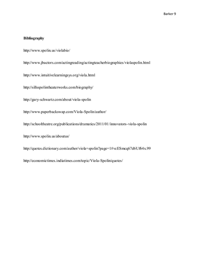 viola spolin | DOCX | Theater | Fine Art