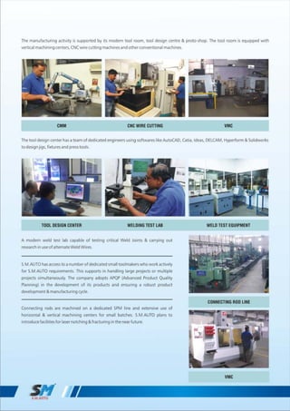 S.M Auto Company Brochure | PDF | Auto Type | Automotive