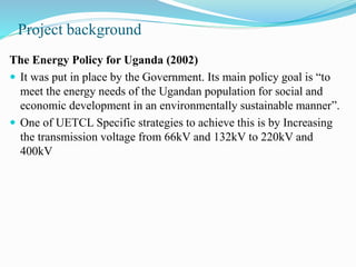 Design of a 400kv Transmission network | PPTX