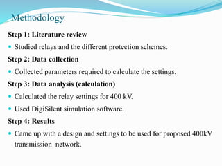 Design of a 400kv Transmission network | PPTX