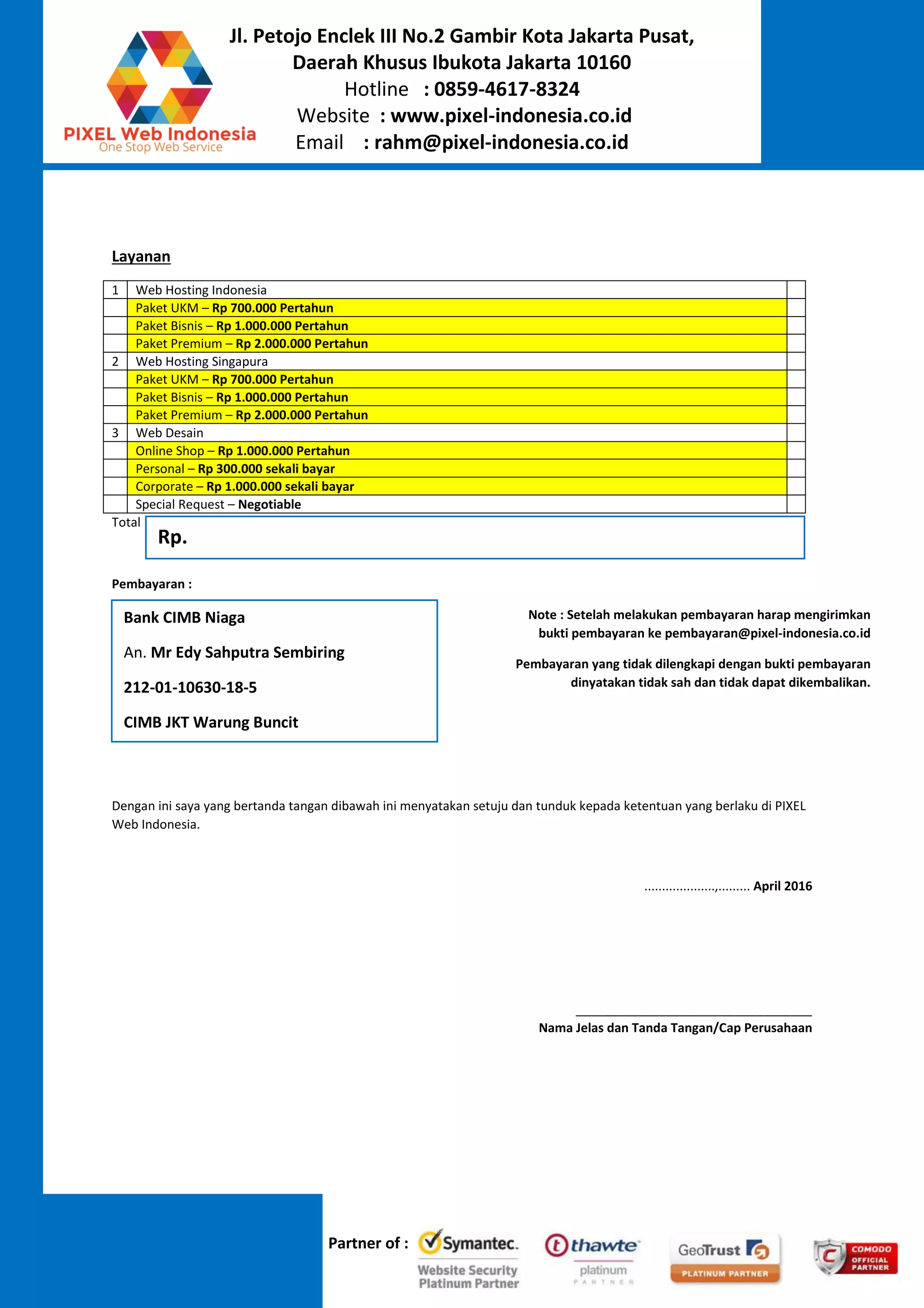 form registrasi pixel terbaru- rahm | PDF