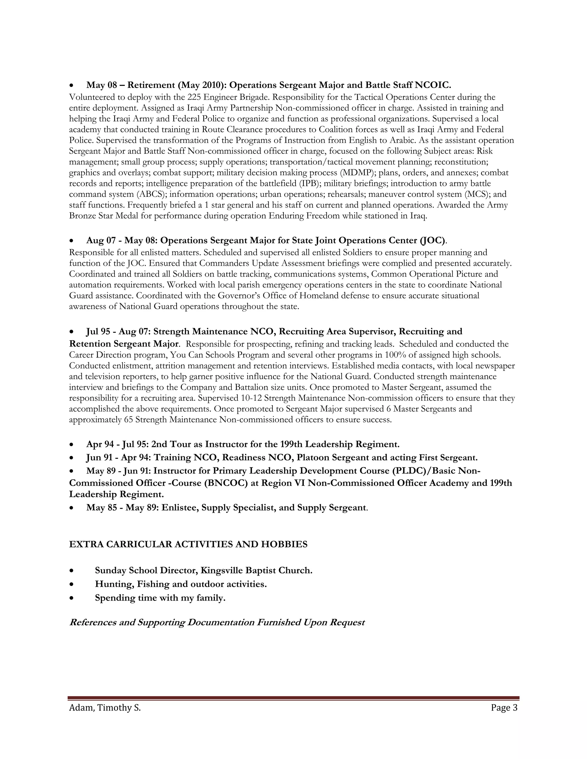 Tim Adam Resume_081615 | PDF