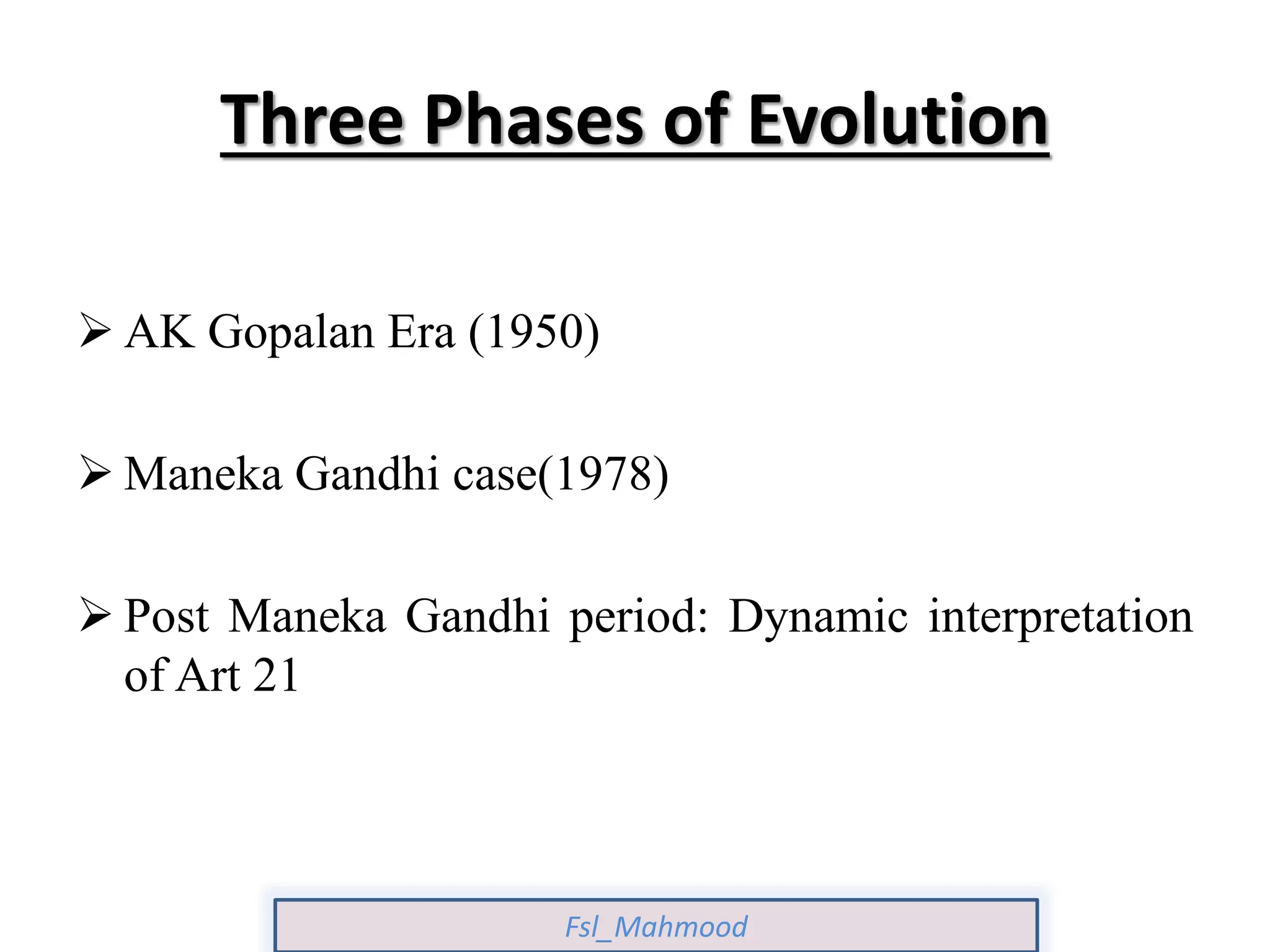 The Expanding Horizon of Article21 (Indian Constitution) | PPTX