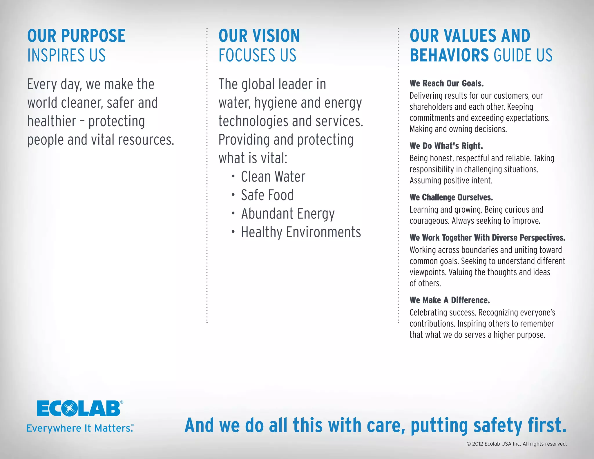 Ecolab | PDF