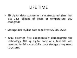 5d data storage | PPT