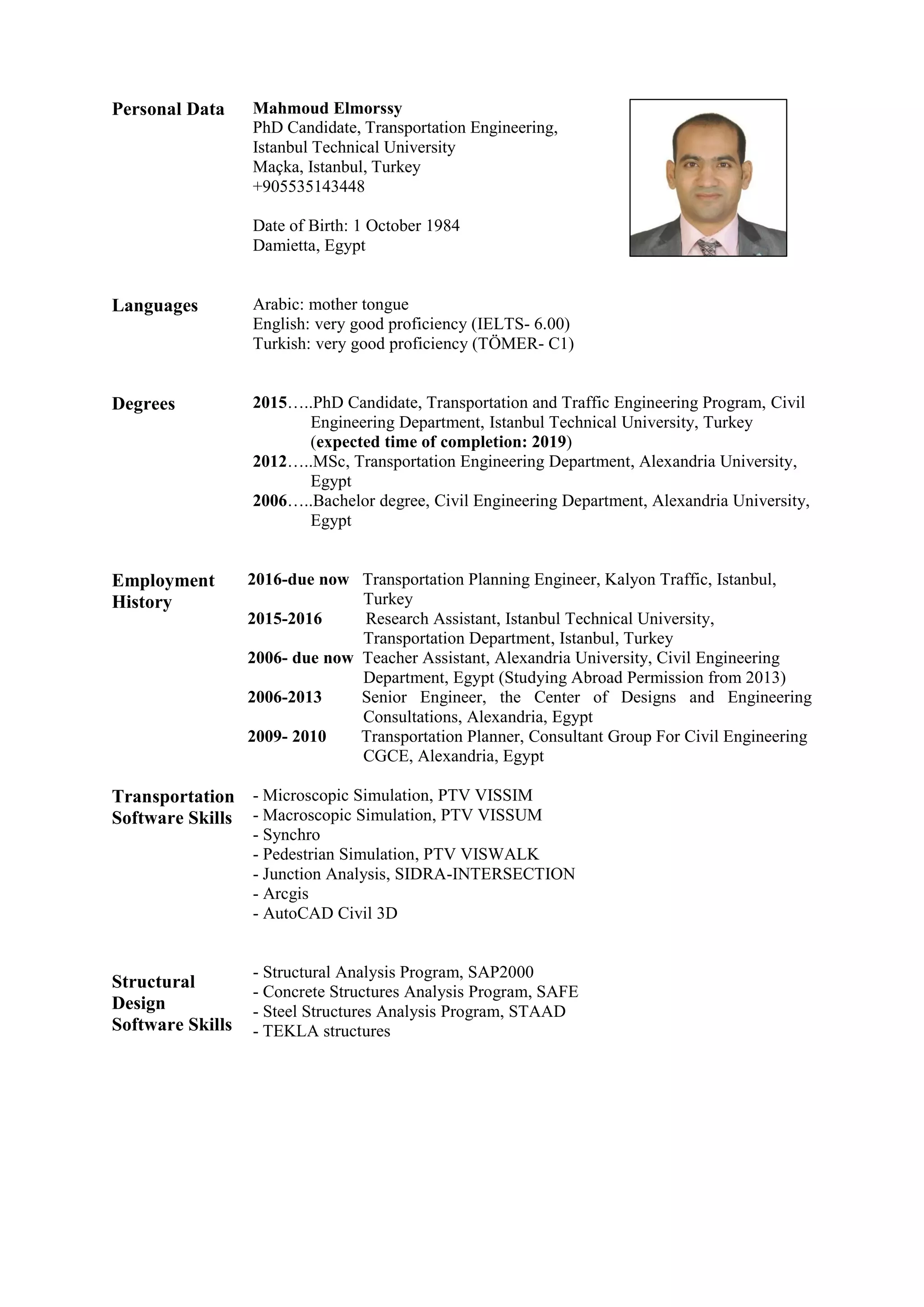 My CV Jan2017 | PDF
