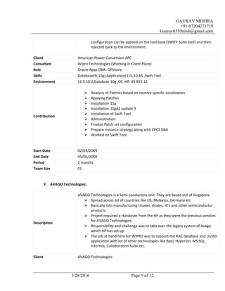 GAURAV_MISHRA_CV | PDF