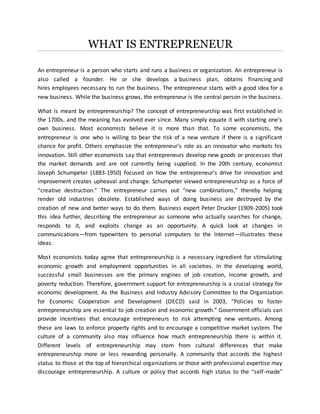 ENTREPRENEURship Management | DOCX