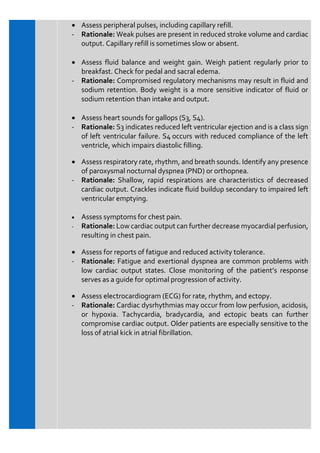 Decreased Cardiac Output Nursing Care Plan | PDF