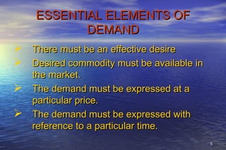 5 demand | PPT