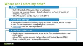 Azure Databricks – Customer Experiences and Lessons Denzil Ribeiro Madhu Ganta | PPT
