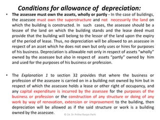 Depreciation & Tax Planning | PDF