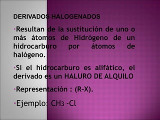 5 derivados halogenados | PPT