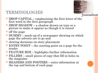 5 design and lay out of newspaper | PPT