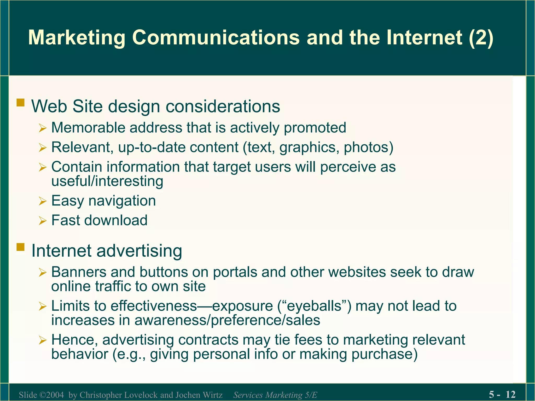 5 designing the communication mix.ppt | Marketing and Advertising ...