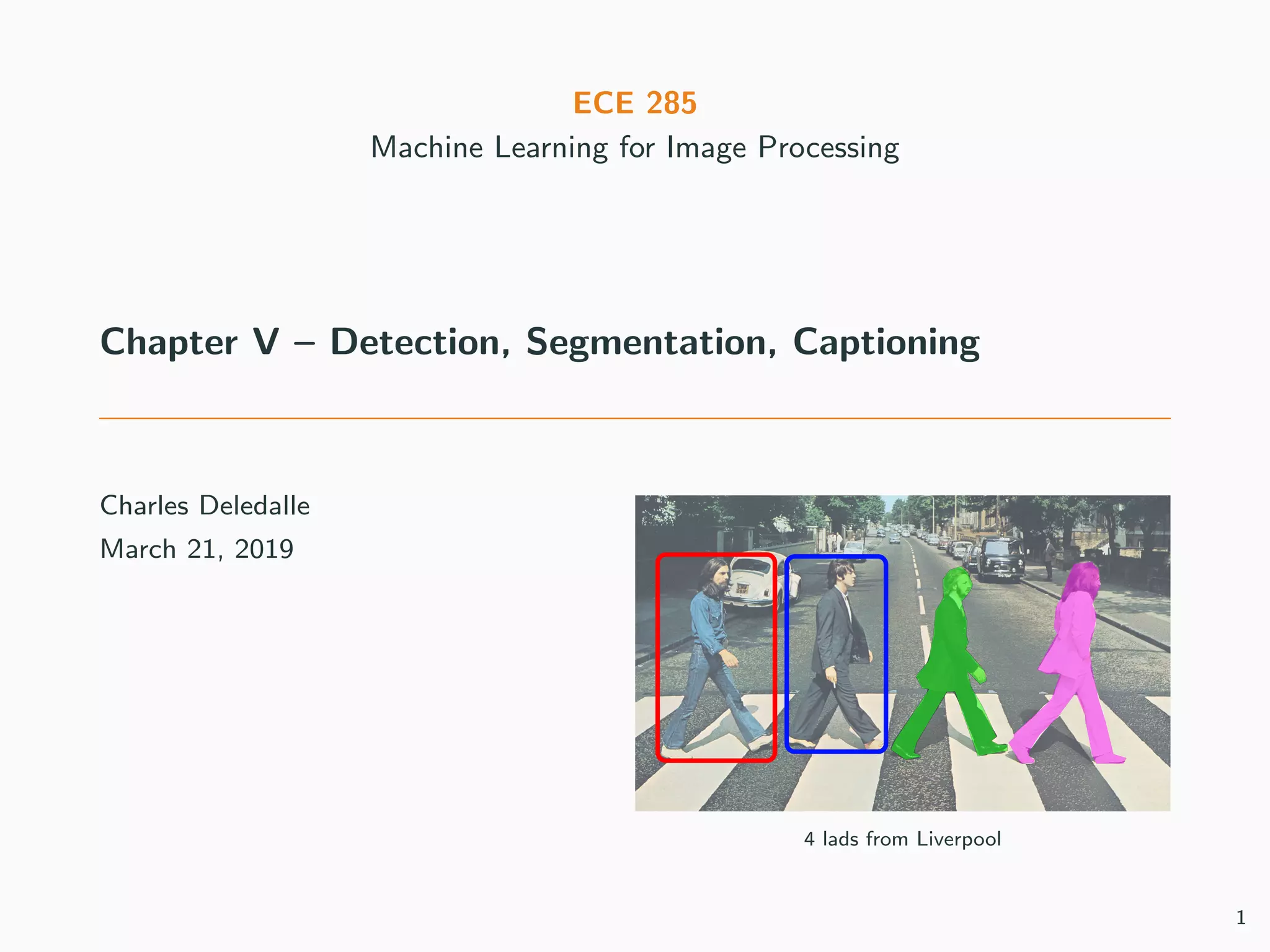 Mlip Chapter 5 Detection Segmentation Captioning Pdf