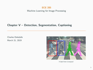 MLIP - Chapter 5 - Detection, Segmentation, Captioning | PDF