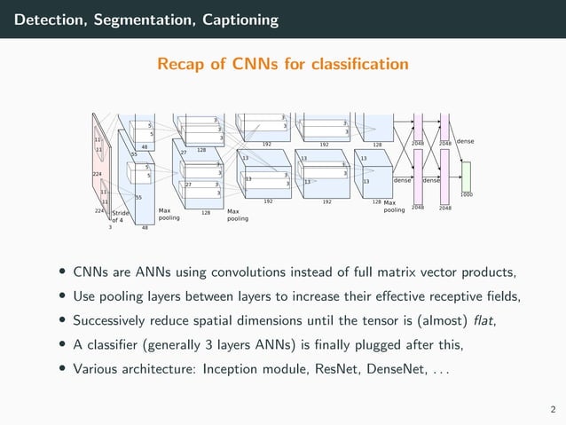 MLIP - Chapter 5 - Detection, Segmentation, Captioning | PDF ...