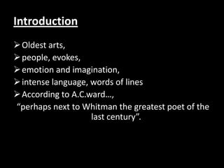 Paper-1 The Renaissance Literature | PPTX | Poetry | Books and Literature