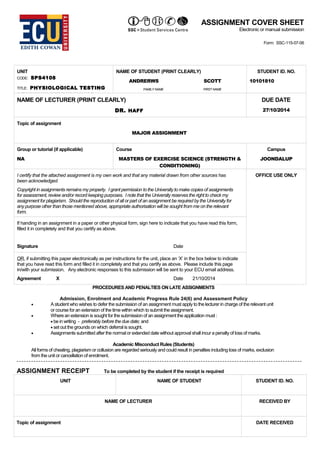 Assignment final | DOC