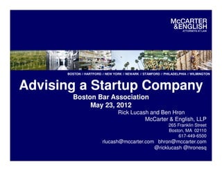 Representing Startups | PDF