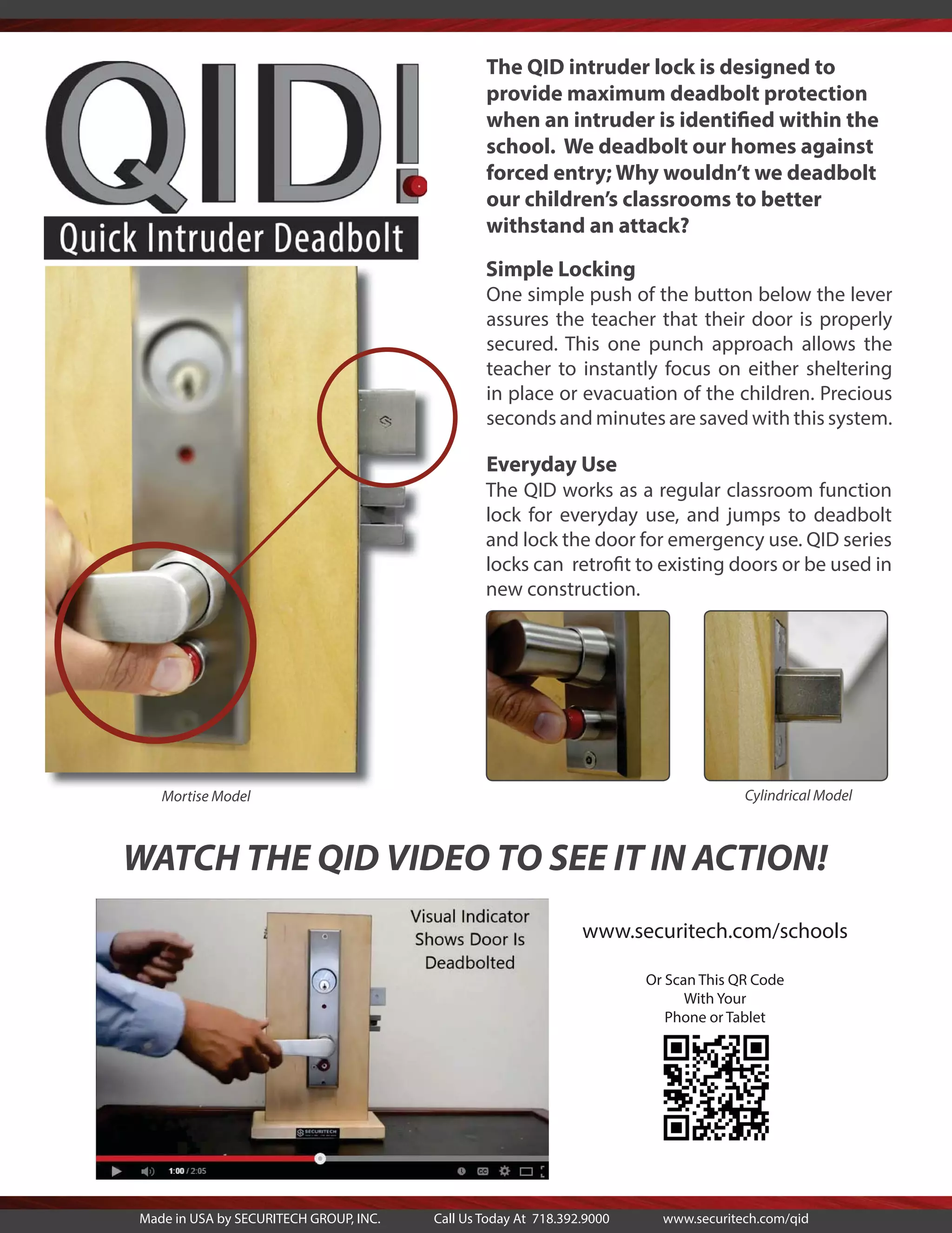 !Securitech's SchoolLocking Solutions Brochure | PDF
