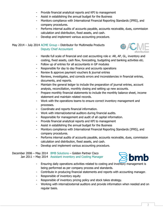 Ahmad Gamal - CV -Recent | PDF