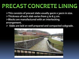 LINING OF CHANNELS | PPTX