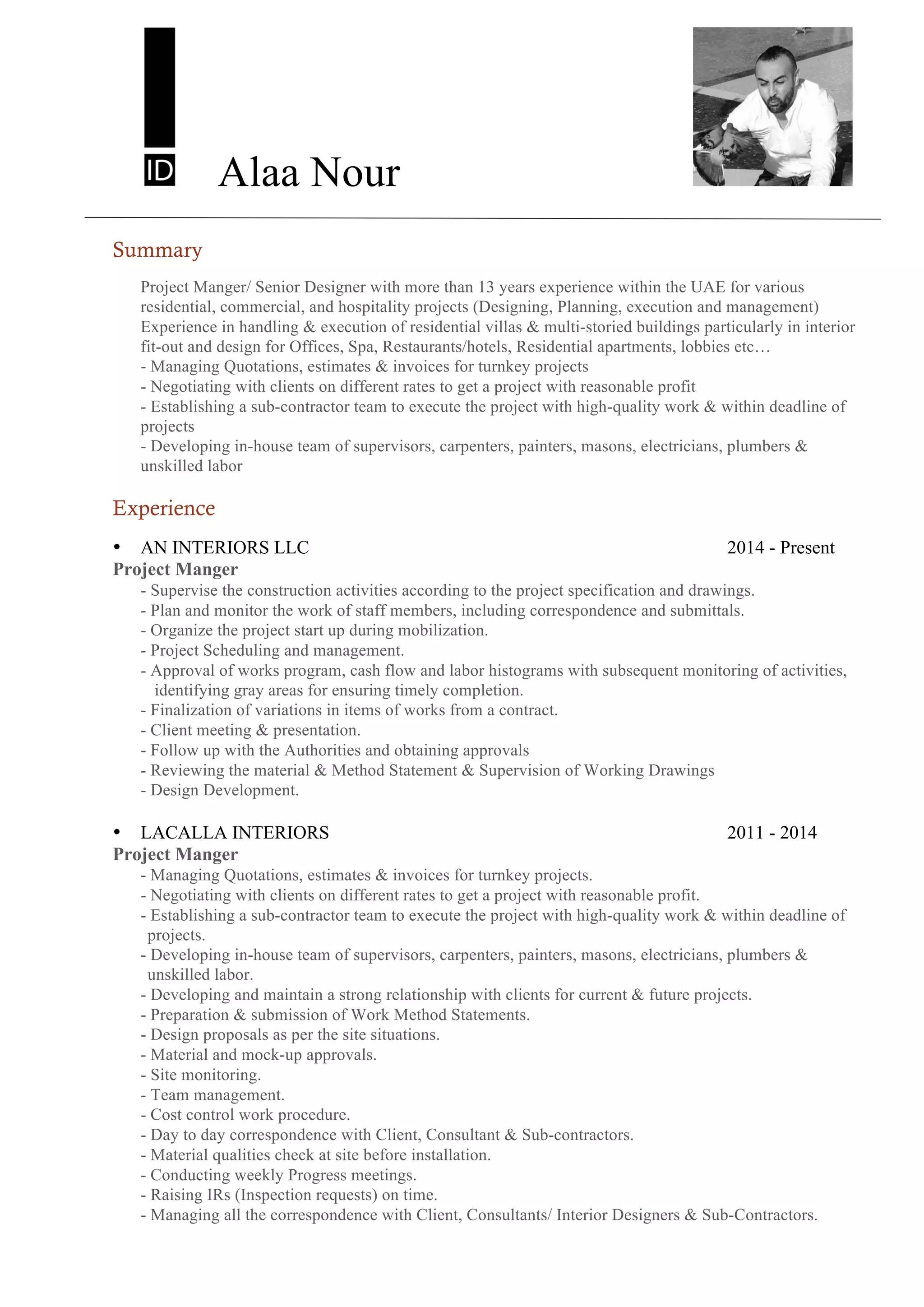 CV - Alaa Nour | PDF