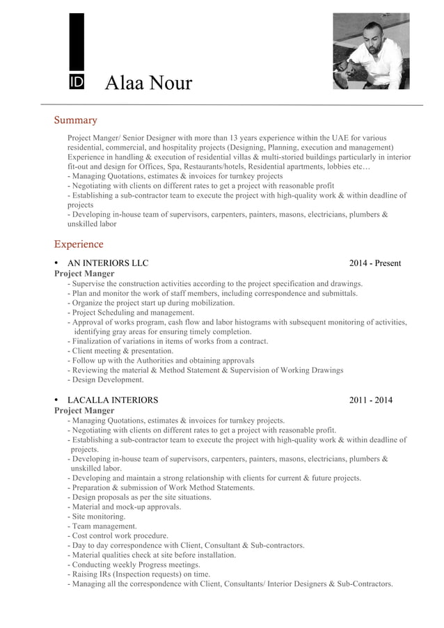 CV - Alaa Nour | PDF