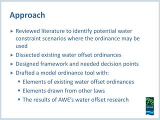 Net Blue: Supporting Water-Neutral Community Growth | PPT