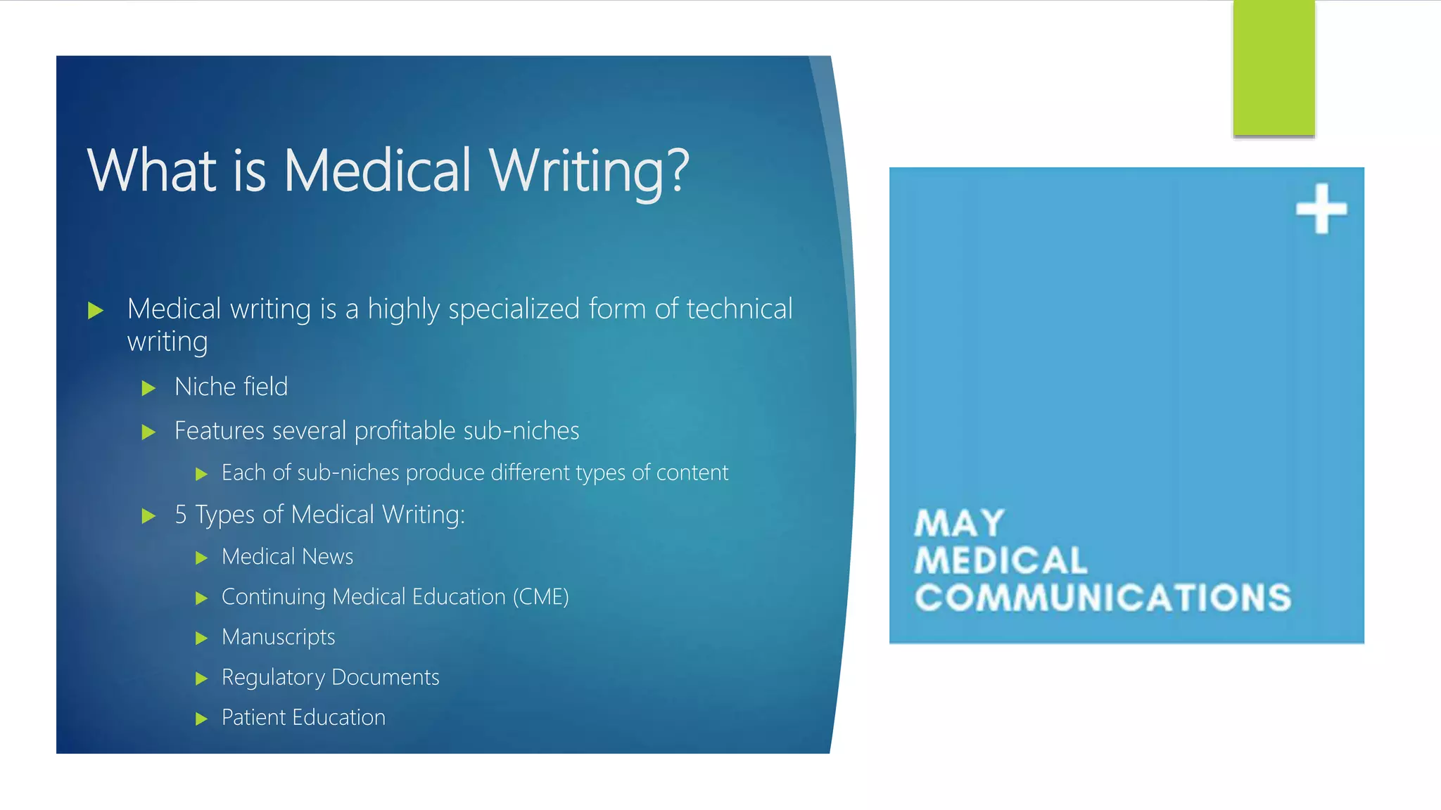 5 Different Types of Medical Writing | PPTX