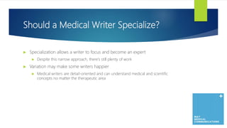 5 Different Types of Medical Writing | PPTX