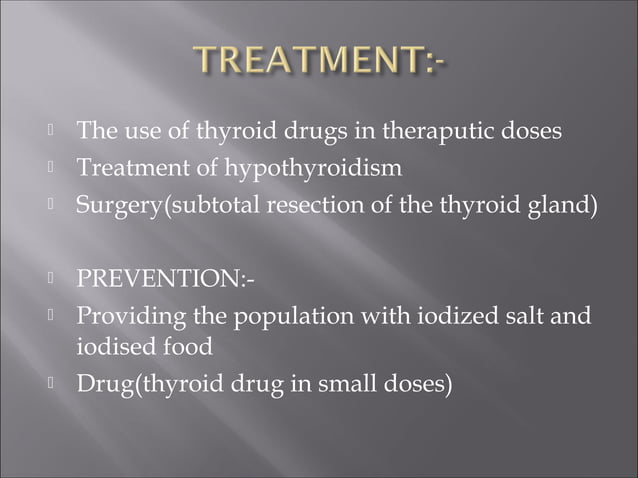 diffuse toxic & endemic goiter | PPT | Thyroid Disorders | Endocrine ...