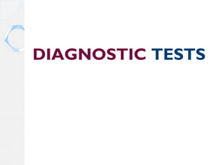 Dignostic Tests of Applied Economics | PPT