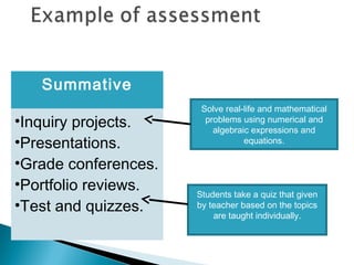 5 discussion issues on assessment. | PPT