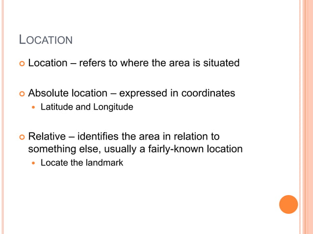5 distance, direction and location | PPT