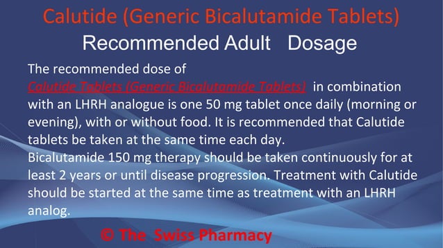 Calutide Tablets (Generic Bicalutamide Tablets) | PPT